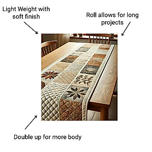 Fusible Fleece 12" x 3yd for Crafting, Quilting and Sewing