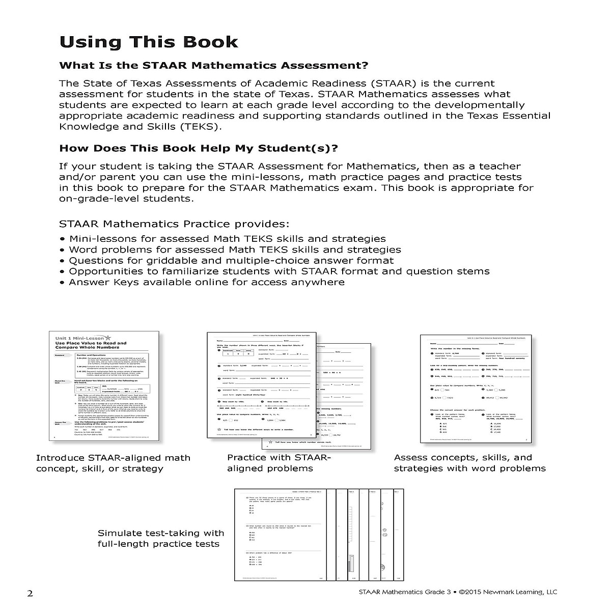Staar Mathematics Practice Grade 3 II Teacher Resource
