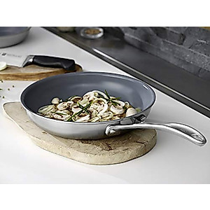 ZWILLING Spirit Ceramic Nonstick Fry Pan, 8-inch, Stainless Steel