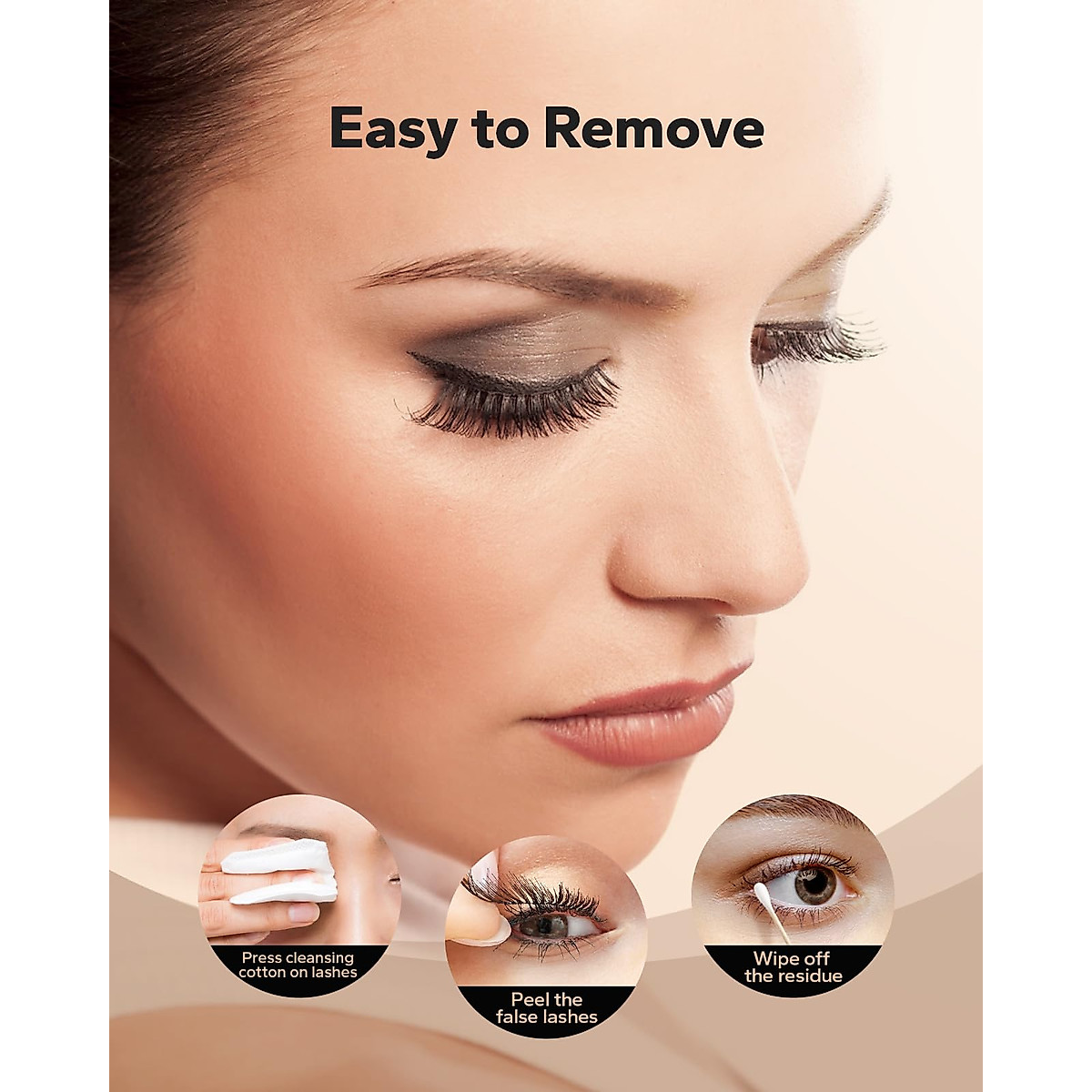 Komoko Lash Bond and Seal (10ml), Cluster Lash Glue for Individual Cluster Lashes, Bond and Seal Lash Glue Super Strong Hold and Long Lasting 48-72 Hours, Waterproof Eyelash Glue & Lash Extension Glue