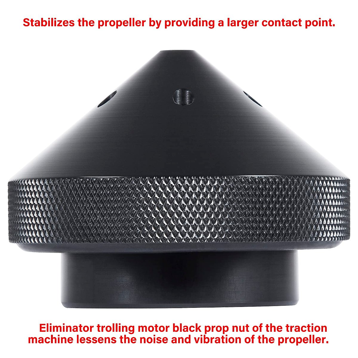 Deecaray Trolling Motor Black Prop Nut, Compatible with MotorGuide X3 X5 XI3 XI5, Motorguide Trolling Motor GFEL-MG-R-DP