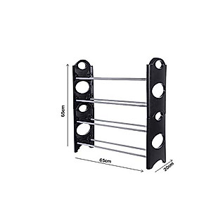 TAZSJG 4 Tiers Shelf Shoes Shoe Rack Storage Organizer Stand Cupboard Tower Exquisitely Designed Durable Gorgeous