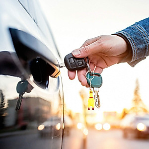 3 Pack Screaming Chicken Keychain, Mini Rubber Squeeze Screaming Chicken Toy Pendant Keychain for Bags Keys