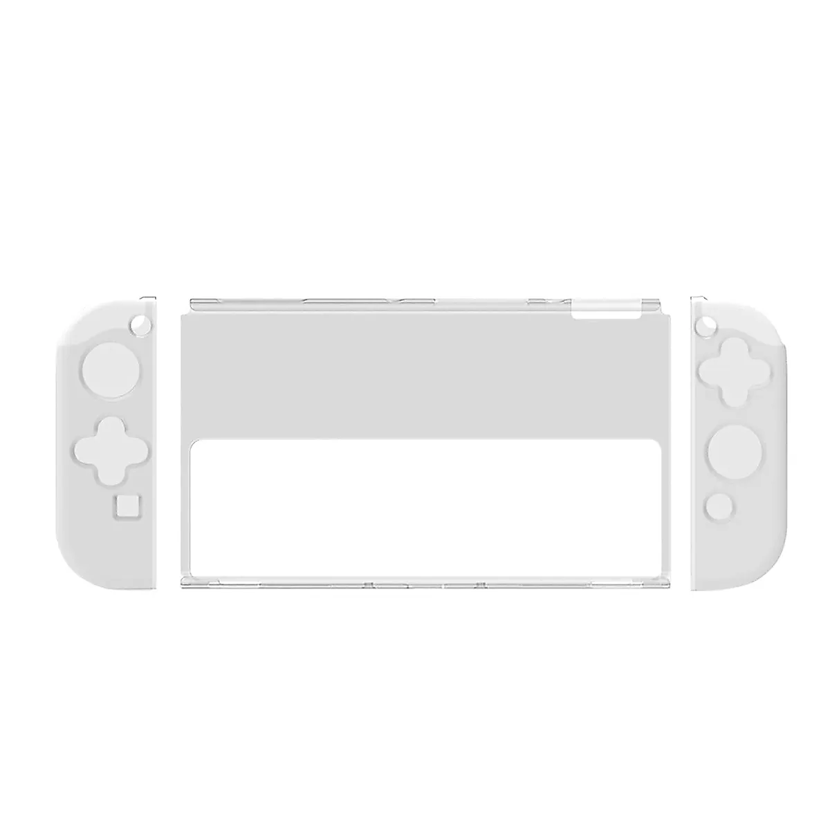 ECHZOVE Nintendo Switch OLED Protective Case, Switch OLED Clear Cover Case TPU Case for Joyons, Case for Nintendo Switch OLED 2023