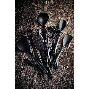 Ballarini Nero Silicone Soup Ladle, Made in Italy