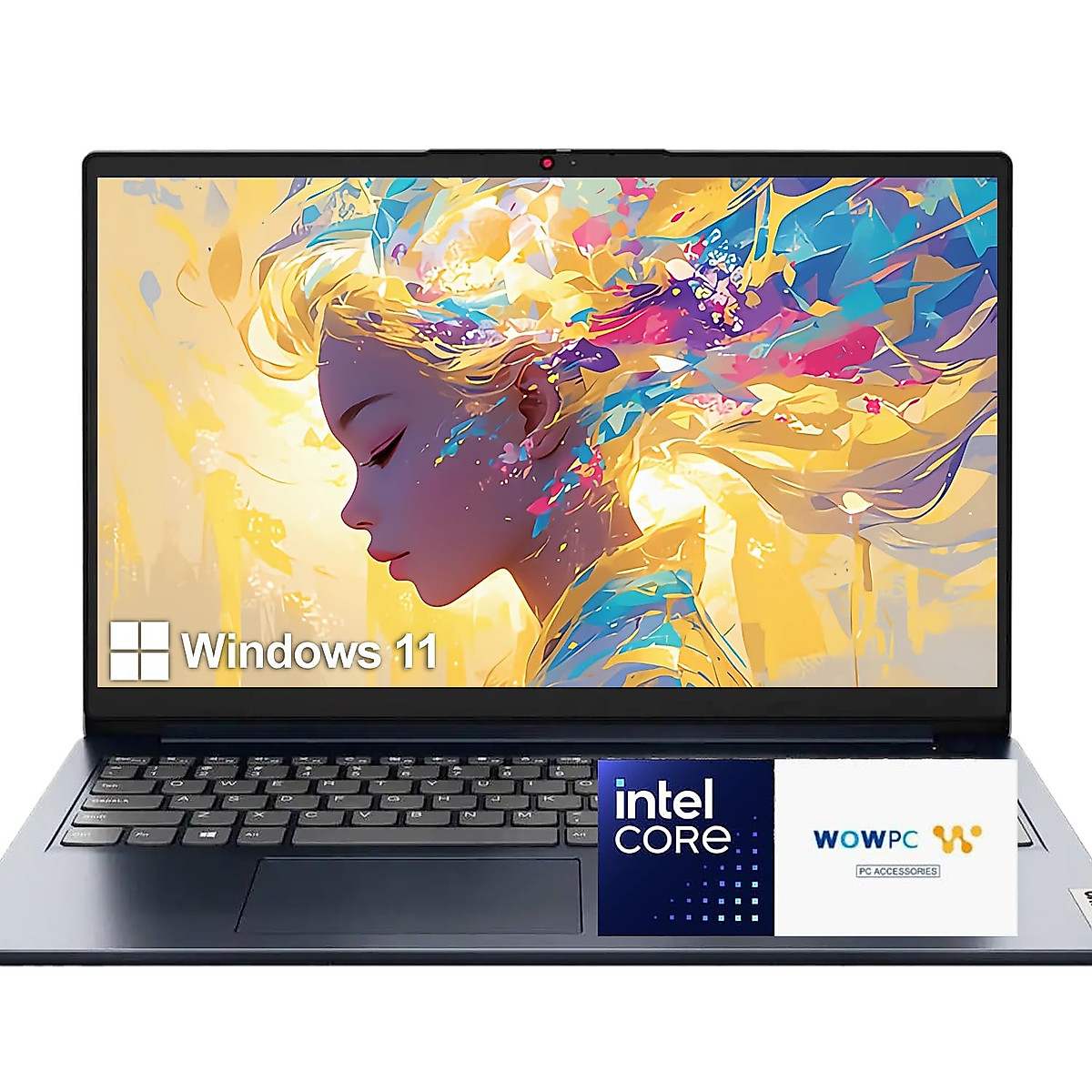 Lenovo IdeaPad 3 17.3" HD+ Notebook Computer, Intel Core i7-1165G7 2.80 GHz, 8GB RAM, 256GB SSD, Windows 11 Home, Arctic Gray