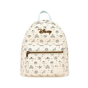 Loungefly Disney Princess Icons Mini Backpack LIGHT BLUE NONE