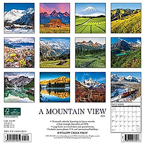 Mountain View 2021 Wall Calendar