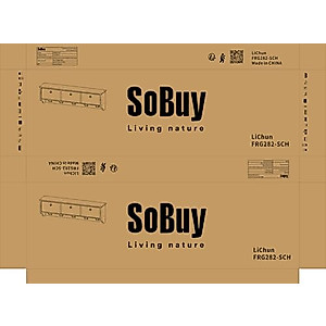 SoBuy Wall Shelf with Hooks, Coat Rack Wall Mount with Shelf Entrywall Storage Cabinet Unit with 3 Baskets 5 Hooks, Black, FRG282-SCH