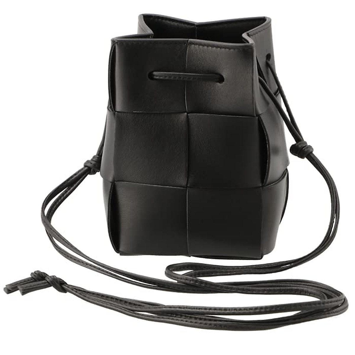 Bottega Veneta 680217 VCQC4 Shoulder Bag, Cassette, Mini Crossbody Bag, Black