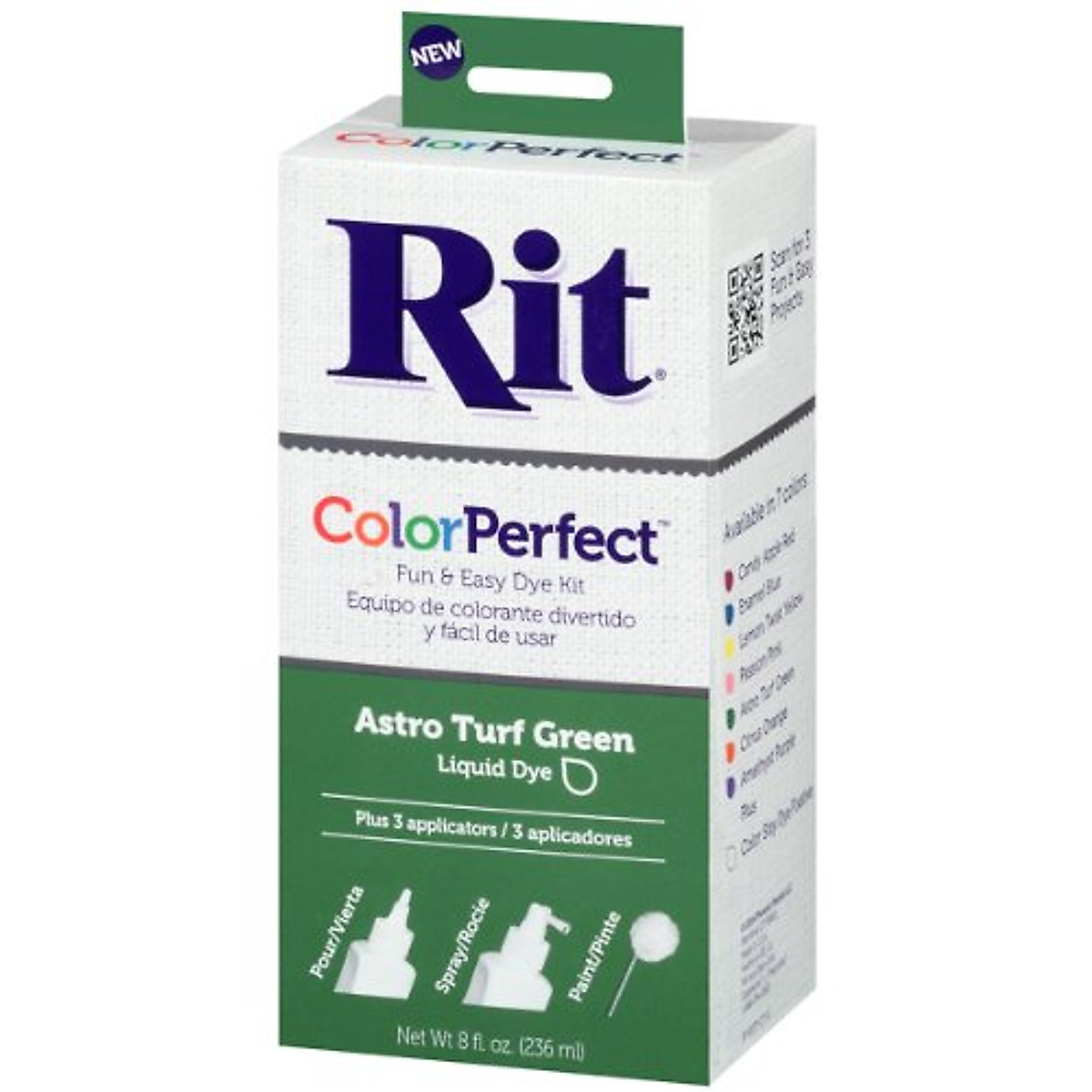Rit Color Perfect Fabric Dye, Astro Turf Green