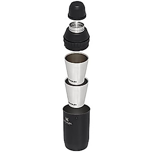 Stanley Adventure Happy Hour Cocktail Shaker Set 20oz + Two 7oz Cups Matte Black