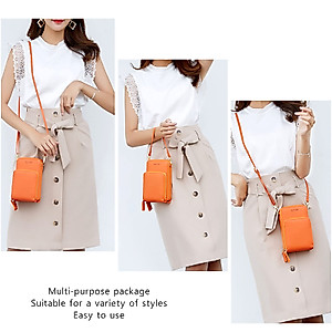 myfriday Small Crossbody Cell Phone Bag for Women, Mini Over Shoulder Handbag Purse with Credit Card Slots