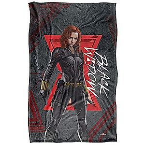 Marvel Black Widow Silky Touch Super Soft Throw Blanket 36" x 58"