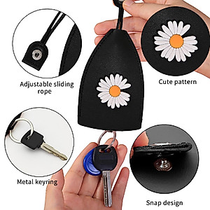 Pull Out Key Case, Portable Car Key Bag, Cute Pu Leather Keychain Pouch, Protective Key Holder Hook, Key Sleeve for Preventing Keys from Scratching Your Belongings Including Cosmetics Mobile Phones