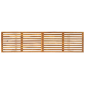 SAFAVIEH Outdoor Collection Monti Natural/White Solid Wood Bench, Ideal for Deck, Patio, Backyard, Sunroom