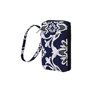 NGIL Quatro Vine Pattern Quilted Wristlet Wallet