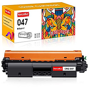 HenceBuy 047 Compatible Toner Cartridge Replacement for Canon 047 CRG047 CRG-047 Black for Canon imageCLASS LBP113w MF113w LBP112 MF112 LBP110 MF110 i-SENSYS LBP113w MF113w Printer (Black, 1-Pack)