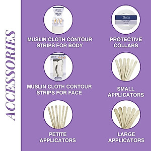 Satin Smooth Professional Single Deluxe Cream Wax Warmer Kit For Unwanted Facial And Body Hair Removal