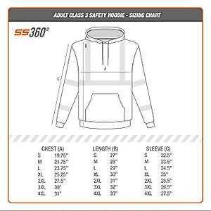 SafetyShirtz SS360 American Grit Hoodie ANSI Class 3 Yellow