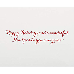 Papyrus Christmas Cards Boxed with Envelopes, To You and Yours, Holiday Tree (14-Count)