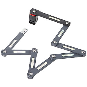 Abus uGrip Bordo 5700 Big - 3.2ft – 5mm Steel Links – Black - w/SH Bracket, 867439