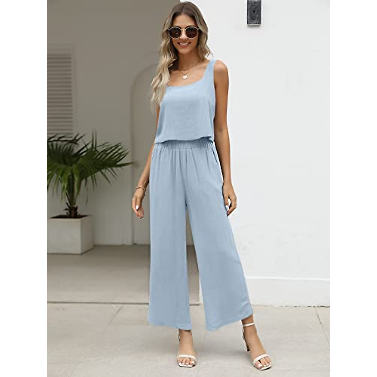 AUTOMET Summer Outfits Casual Beach Wear Brunch Cute Cruise Travel Pajama Comfy Vacation 2 Piece Matching Sets Womens Tracksuits 2023