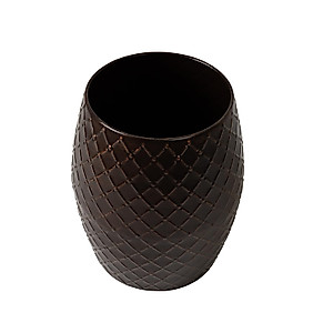 Balkene Home 63261 Patio Sense Braga Metal Stool Table Truly Crossfunctional Planter Sense End Table Stool Living Room Bedroom Side Sofa Table Modern Decor - Antique Bronze Finish