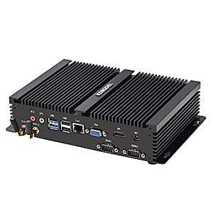 KINGDEL Powerful Fanless Mini PC with Intel i7 12th Gen. 10 Cores 4.7Ghz CPU, 16GB RAM, 1TB NVMe SSD, Wi-Fi 6E + BT 5.2, 4K: 4096 x 2304, HD Port, Gigabit Ethernet, W-11 Pro