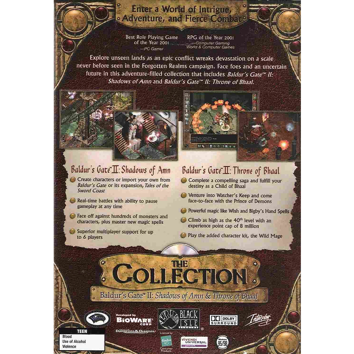 Baldur's Gate 2: Ultimate Collection (Shadows of Amn and Throne of Bhaal) - PC