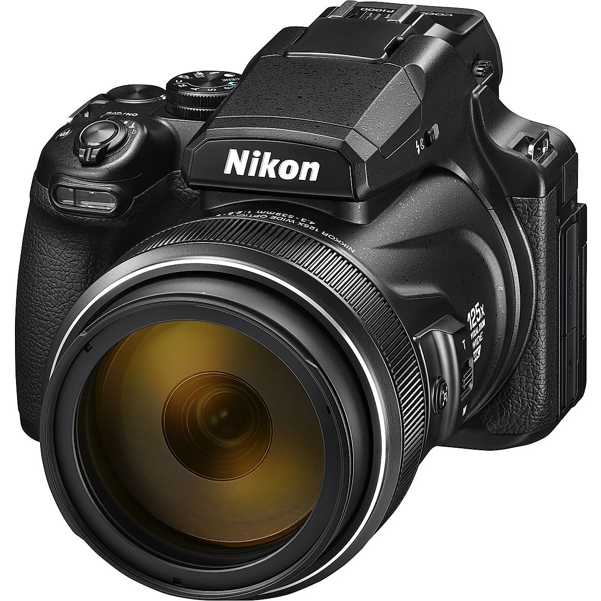 Nikon Coolpix P1000 4K 125x Super Zoom Digital Camera with 32GB Card + Battery & Charger + Filter Kit (Renewed)