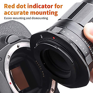 K&F Concept M42 to EOS Adapter, Updated Lens Mount Adapter for M42 Mount Lens to Canon EOS EF EF-S Mount Camera