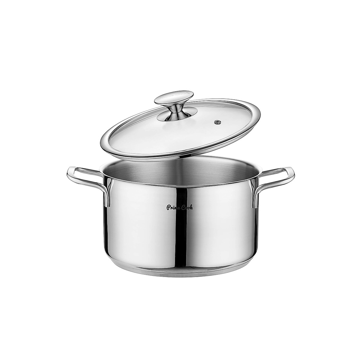 Prime Cook 4.8 qt. 18/10 Stainless Steel Soup Pot with Lid
