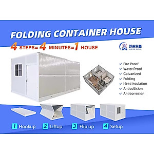 Prefabricated Folding Modular Mobile Container Office Prefabricated Quick Assembly Container Residential Folding House Portable