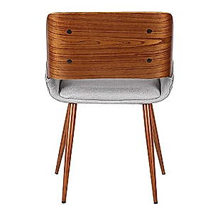 Armen Living Chalta Dining Chair, Gray