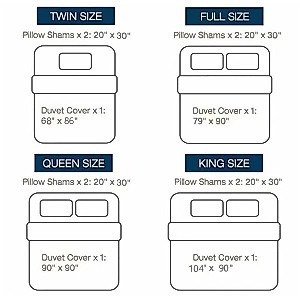 LHASA Lord Ring Duvet Covers, Soft Microfiber Washed Duvet Cover Set 3 Pieces with Zipper Closure (05,Twin (68"x86"))