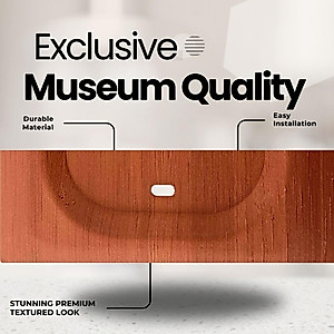 Rosewood Square Wall Plate for Ecobee Smart Thermostat Enhanced and Premium Cover Trim Backplate