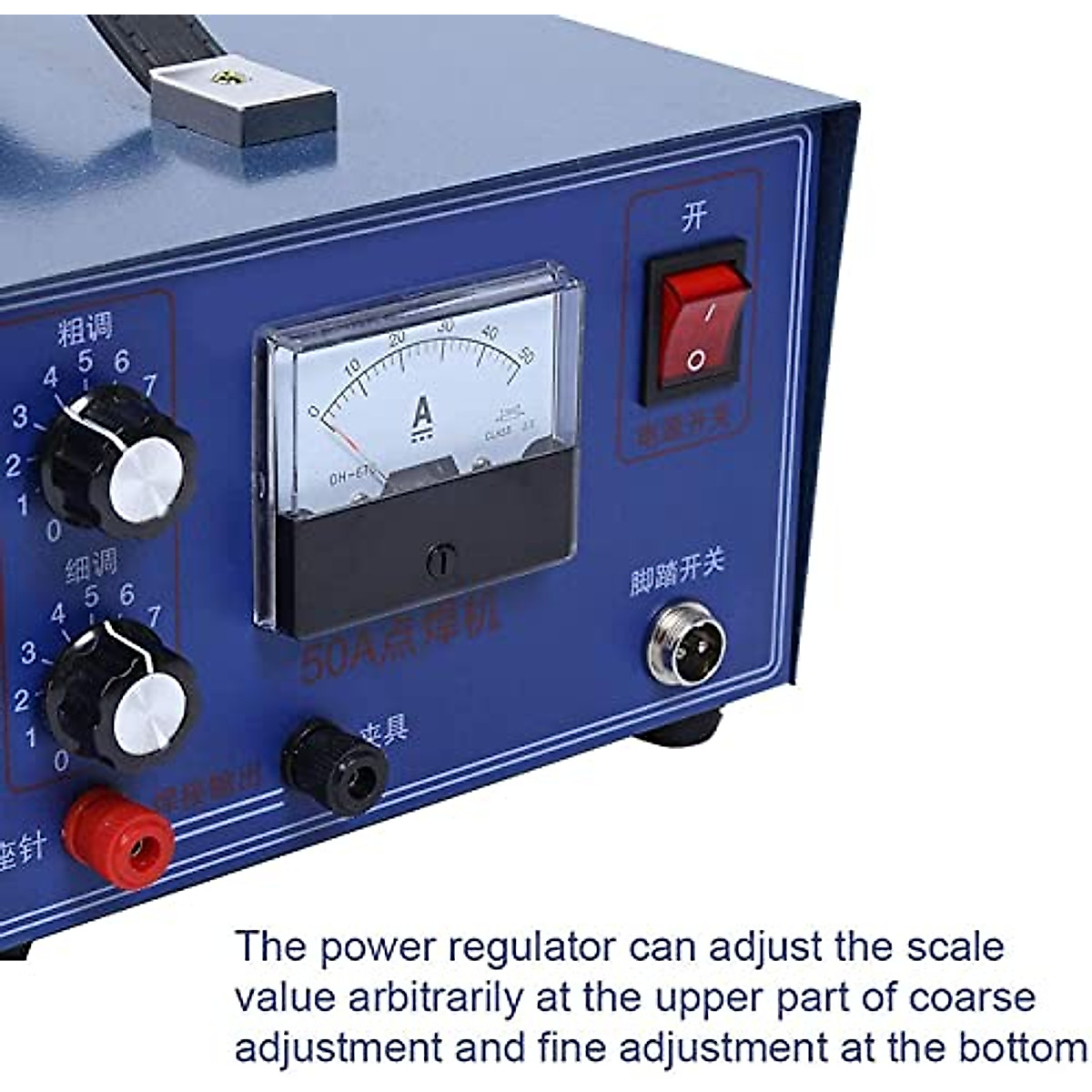 HPDONM 2 in1 Pulse Sparkle Spot Welder Gold Silver Platinum Jewelry Welding Machine 50A 300W Professional Jewelry Tool,AC 220V/110V