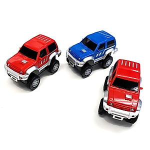 MMP Living Super Snap Speedway - Deluxe Bend and Flex Track Set with 3 Electric Cars, Tunnels, Bridge, Elevator, ramp, Track Merge and Accessories - Over 300 Pieces