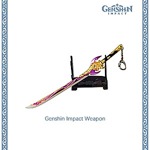 LimuToy Genshin Impact Box - Including Genshin Impact Figure Blind Box, Canvas Tote Bag,Flag, Stand Figure,Mouse pad,Keychain, Weapon,Bracelet, Stickers Pack,TCG Cards,Brooch (Ayaka)