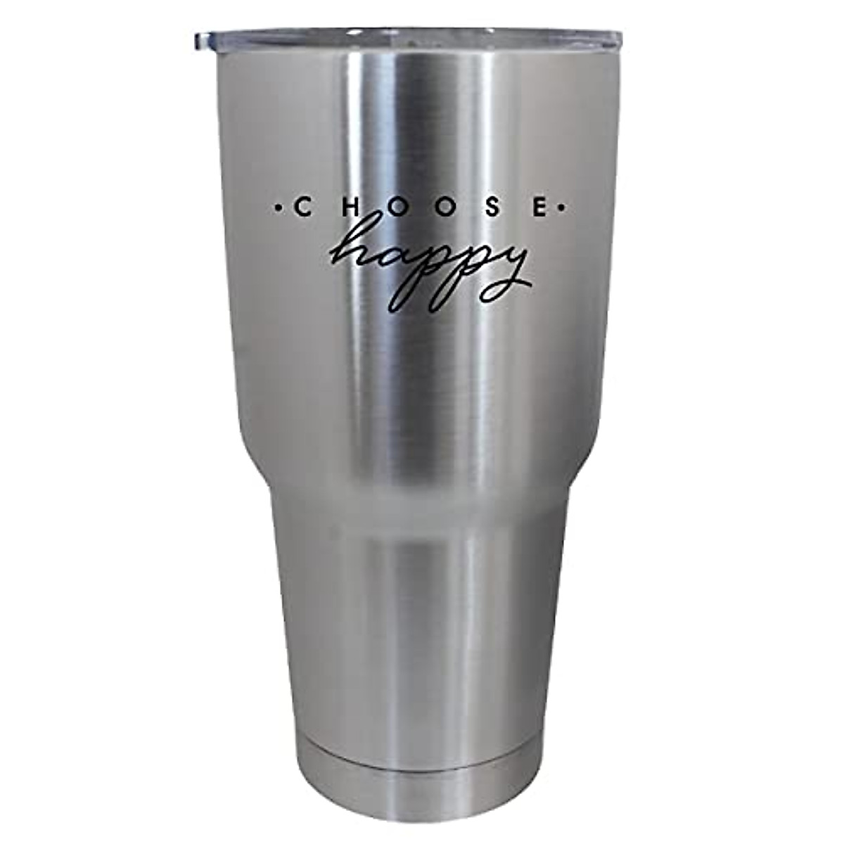 Epic Designs Cups drinkware tumbler sticker - Choose happy - cool sticker decal