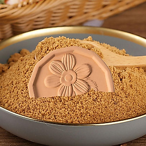 DNUZEWR 2 PCS Brown Sugar Saver Terracotta Brown Sugar Keeper Brown Sugar Softener Brown Sugar Container Disc for Food Storage Containers Reusable & Food Safe