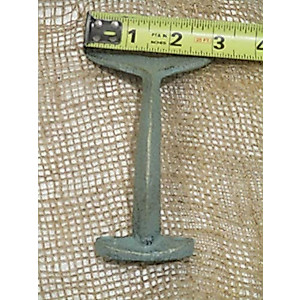 Midwest Craft House 12 CAST Iron Nautical Whale / Dolphin Tail Coat HAT Towel Hooks