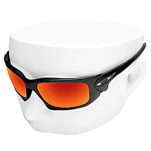 OOWLIT Replacement Lenses Compatible with Oakley Scalpel OO9095 / Scalpel Asian Fit OO9134 Sunglass Fire Non-polarized
