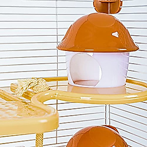 YIBOPET Hamster Cage Small Animal Cage 3 Layers Transparent Cage Size：10.6"(W) X8.1(L) X18.3 (H) Suitable for Hamsters up to 3.5 inch in Length