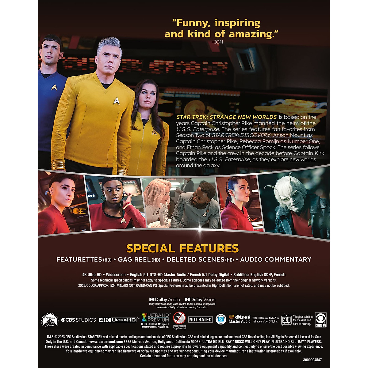 Star Trek: Strange New Worlds - Season One [4K UHD]