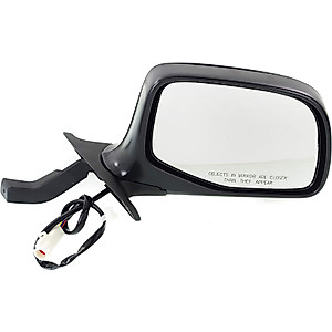 Kool-Vue Mirror Set Compatible with 1992-1996 Ford F-150, Fits 1992-1997 F-250, Fits 1992-1997 F-350, Fits 1992-1996 Bronco, Driver and Passenger Side Manual Folding, Chrome, Power Glass, Paddle Style