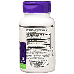Natrol DHEA 50mg, 60 Tablets 60 Count (Pack of 3)
