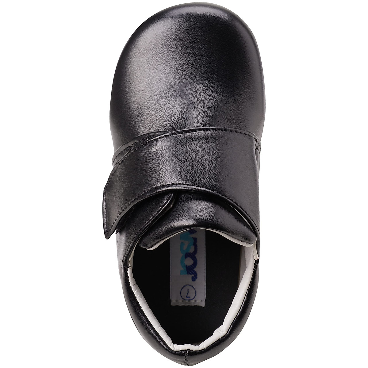Josmo Boy's Walking Dress Shoe (Infant, Toddler), Size 6 Toddler, Black Strap