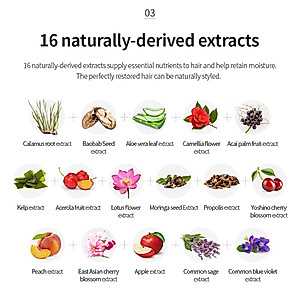 Masil 9 Conditioning Silk Protein Balm - Hydrating Smoothing Moisture Essence | Sulfate, Paraben & Silicone-Free | Anti-Frizz Treatment for Dry, Unmanageable, Damaged Hair (6.08 fl oz)